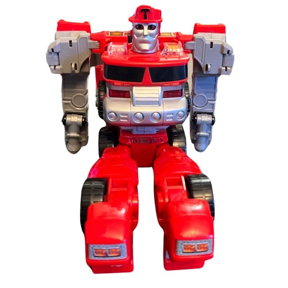 Tonka | Toys | Tonka Rescue Roy Red Fire Engine Transformer | Poshmark